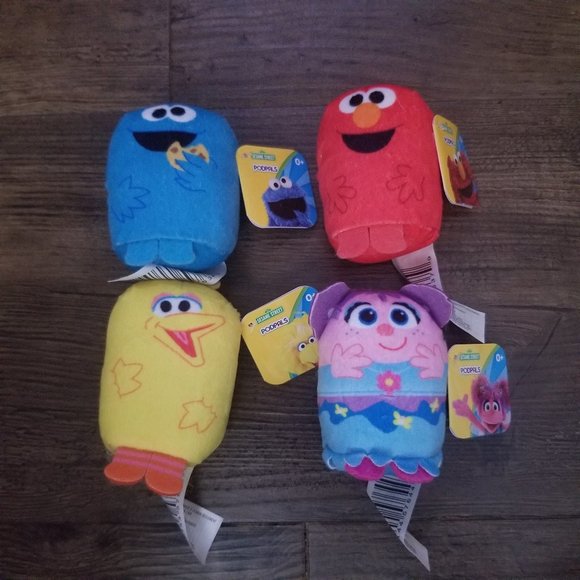 Hasbro | Toys | Sesame Street Podpals Set Of 4 | Poshmark